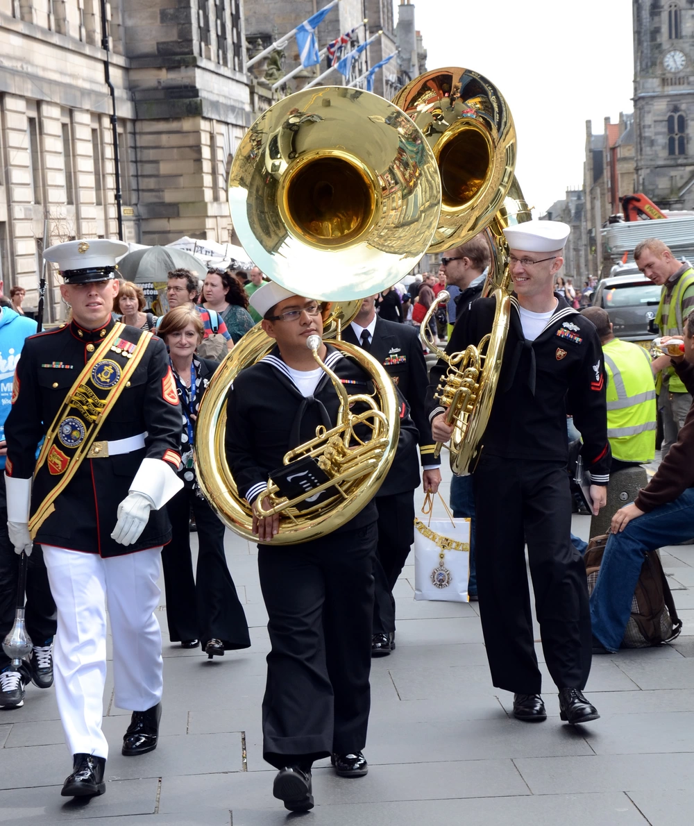 DVIDS - Images - NAVEUR Band performs for Edinburgh Lord Provost [Image ...