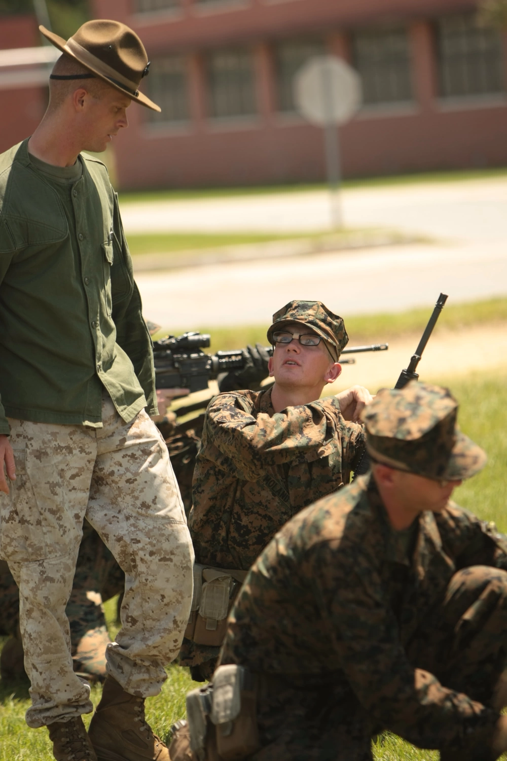 DVIDS - Images - Photo Gallery: Marine recruits prepare for rifle range ...