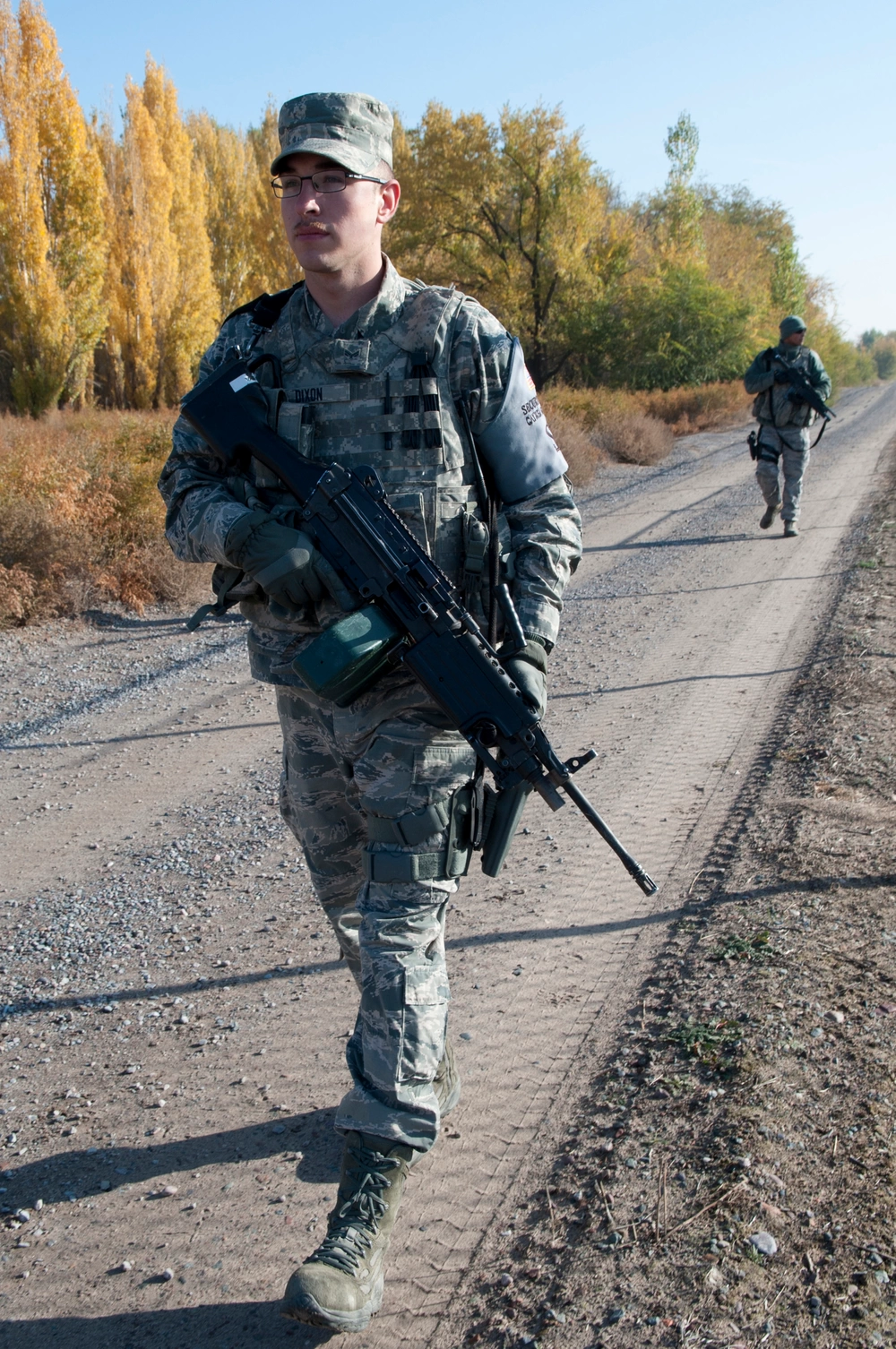 DVIDS - Images - 376 ESFS rapid response team on patrol [Image 7 of 8]