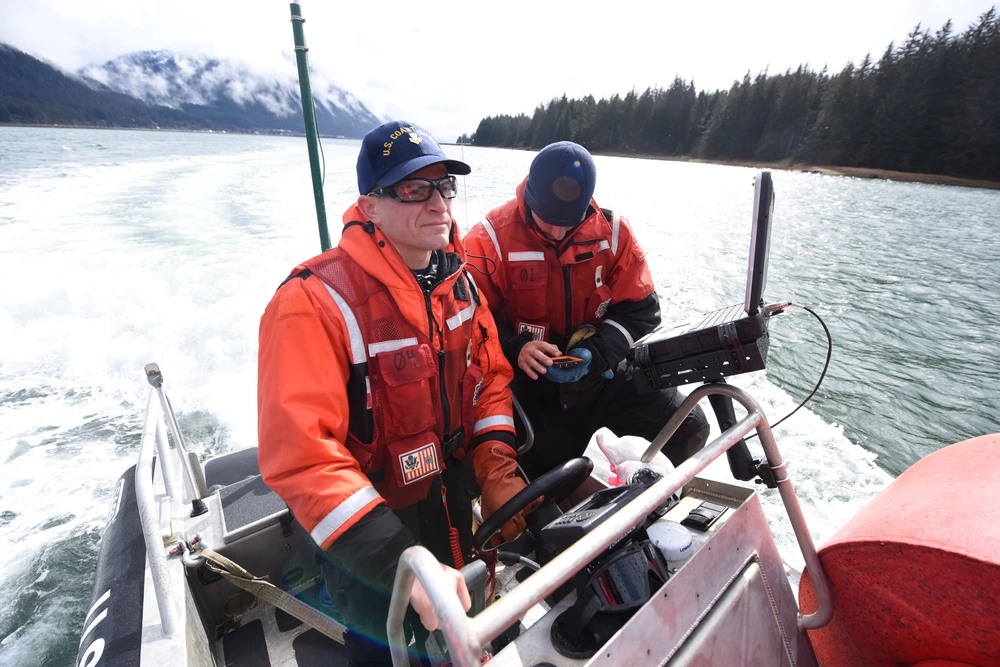 DVIDS - Images - Coast Guard Cutter Elderberry sets the Mendenhall Bar ...