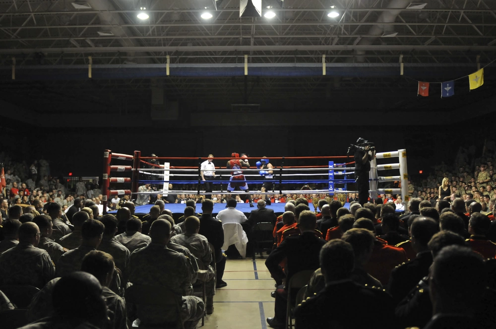 DVIDS - Images - US, UK box it out for International Paratrooper Brawl ...