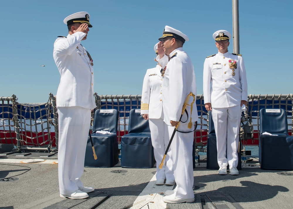 DVIDS - Images - USS Halsey, MC3 Chelsea D. Daily, Change of command ...
