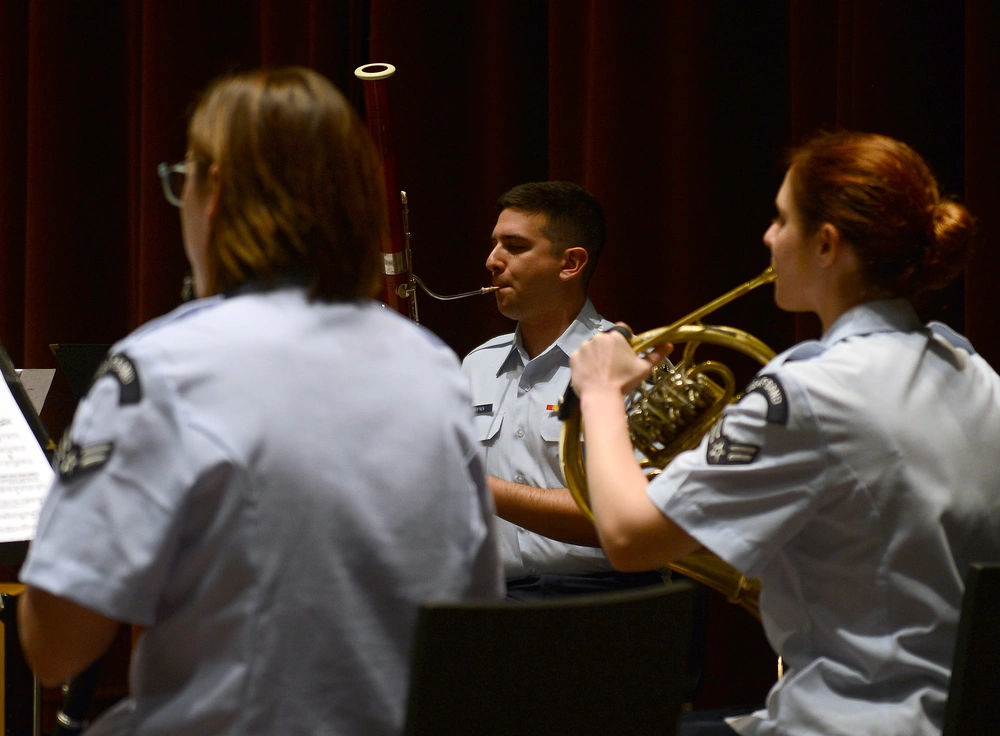 DVIDS - Images - Golden West Winds perform at Seattle library [Image 7 ...