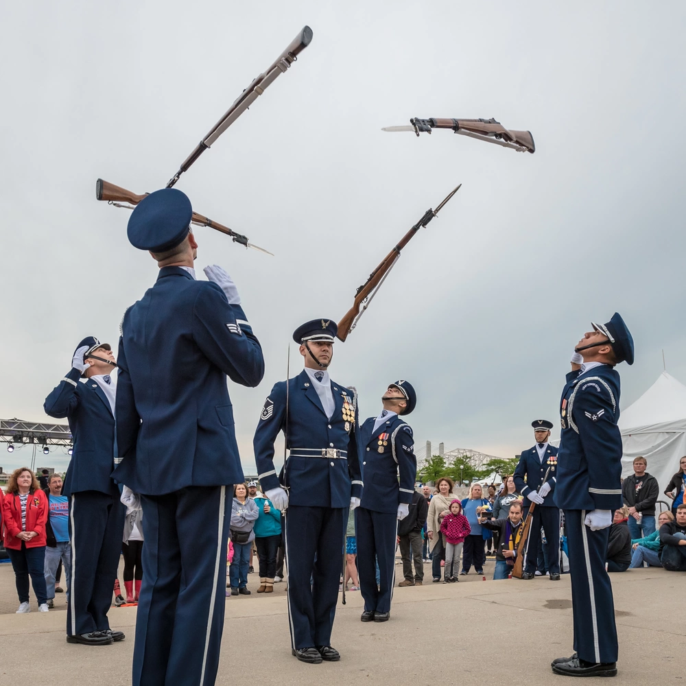 DVIDS - Images - Air Force Honor Guard wows crowd at Kentucky Derby ...