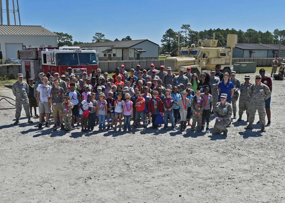 DVIDS - Images - Tyndall Jr. Raptors walk in their parents’ boots ...