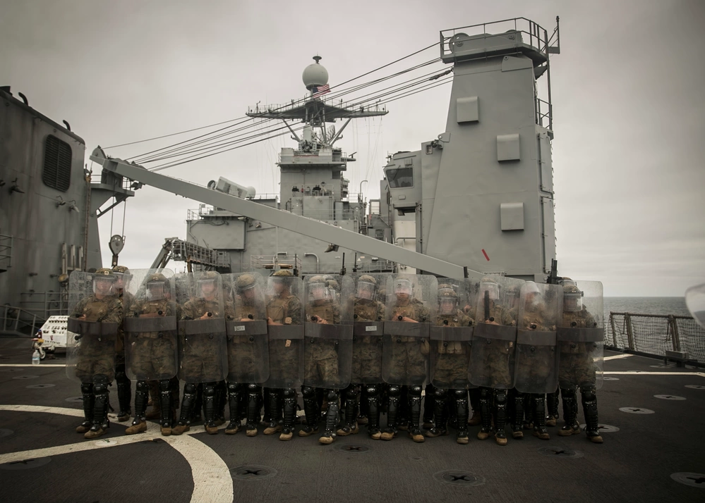 DVIDS - Images - Non-lethal training: Defense of the American embassies ...