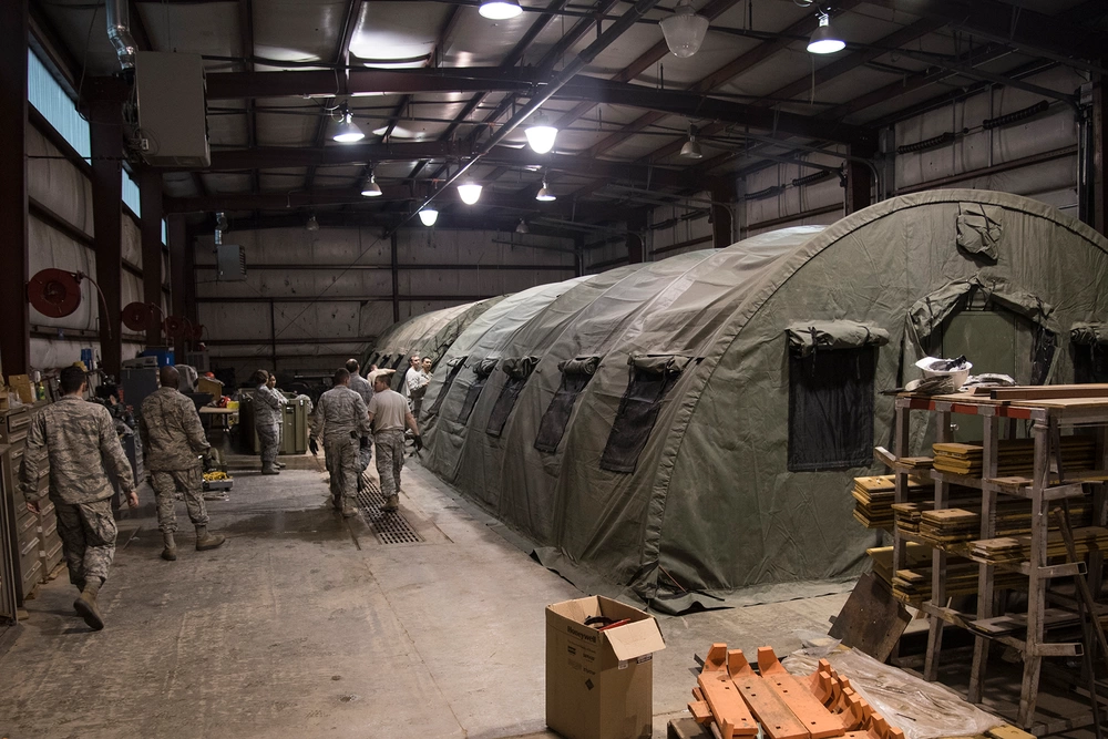 DVIDS - Images - Prime BEEF Day: 21st CES conducts a beddown exercise ...