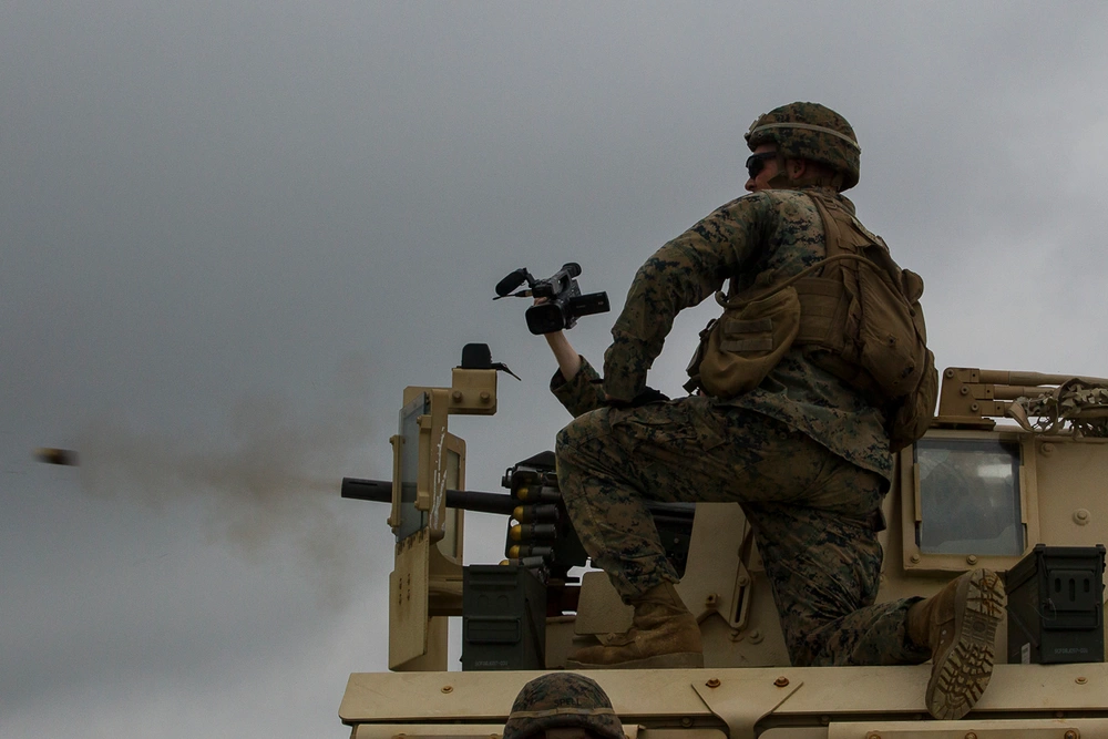 DVIDS - Images - Weapons Company, BLT 3/5 Marines refine heavy weapons ...