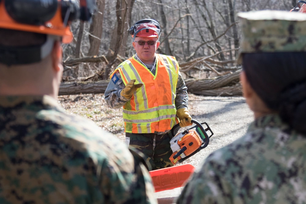 DVIDS - Images - NY Military Force members conduct chainsaw training at ...