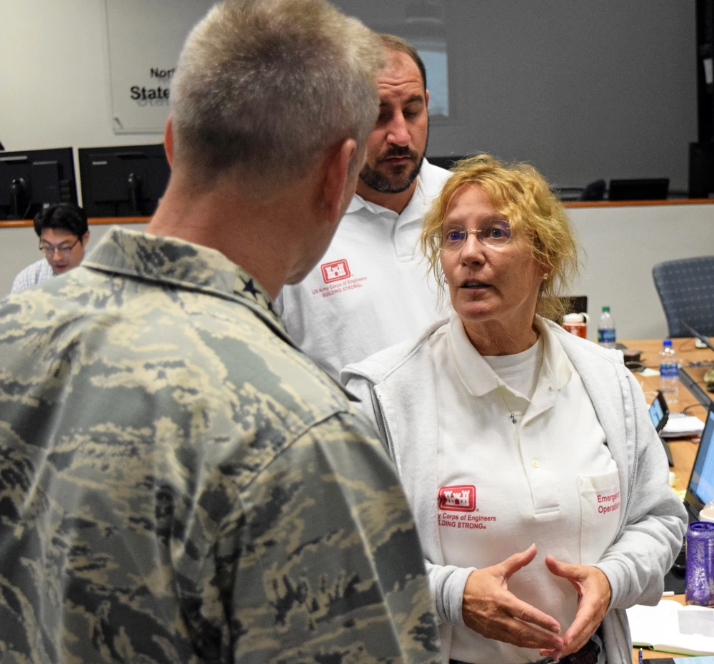 DVIDS - Images - NORTHCOM commander receives an update from Corps ...