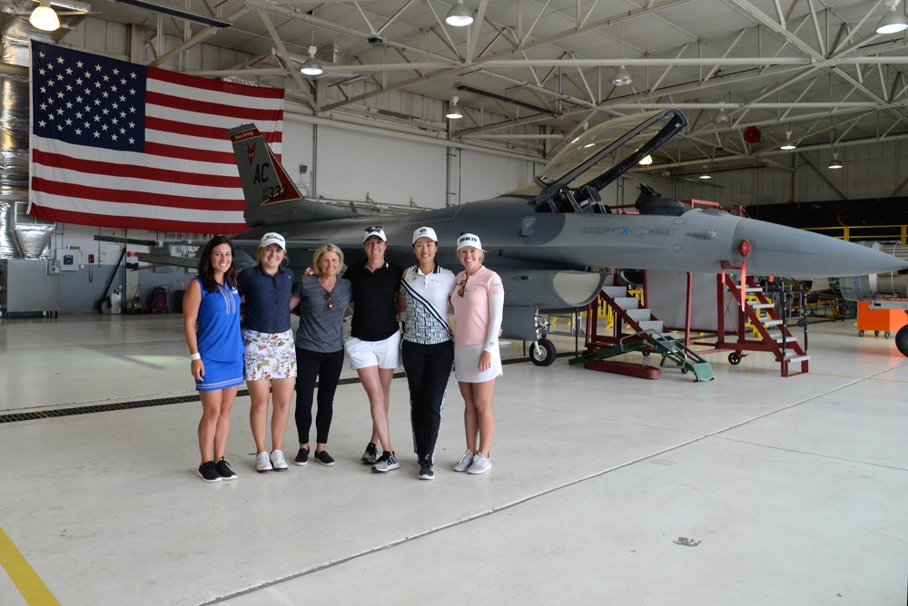 DVIDS - Images - Members of the Ladies Professional Golf Association ...