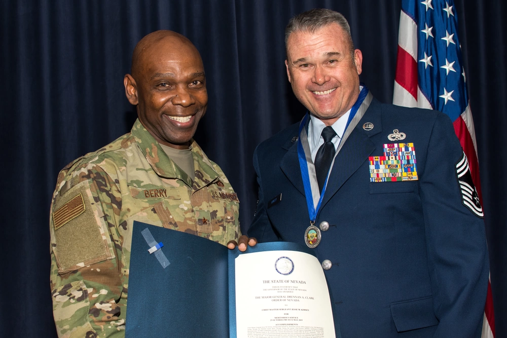 DVIDS - Images - Brig. Gen. Ondra Berry presents Chief Master Sgt ...
