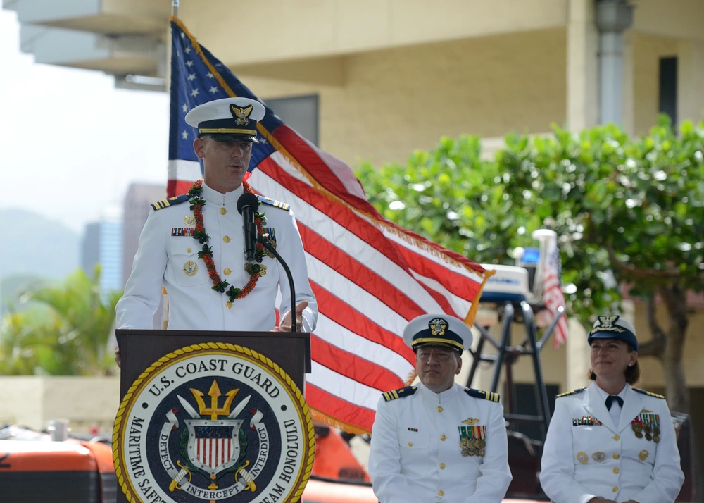 DVIDS - Images - Coast Guard Marine Safety and Security Team Honolulu holds change of command ...