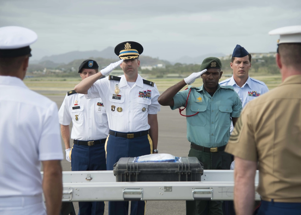 DVIDS - Images - DPAA Team holds Repatriation Ceremony in Papua New ...