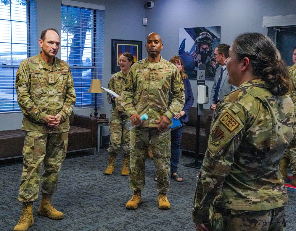 DVIDS - Images - Sixteenth Air Force command team visits the 688th ...