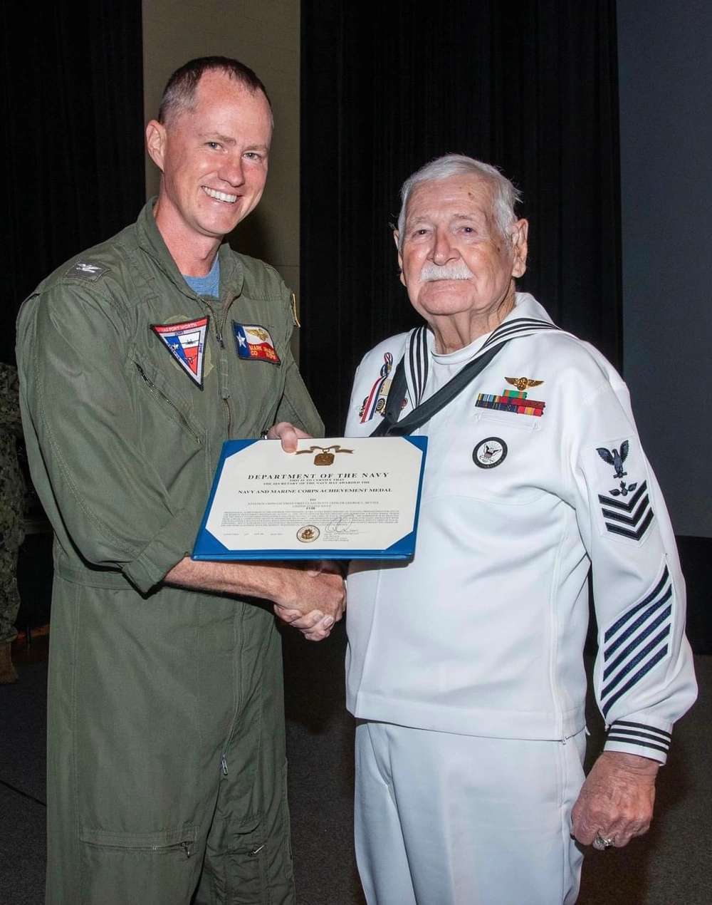 DVIDS - Images - Retired Navy Veteran Receives Honorary Navy ...