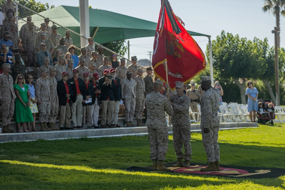 DVIDS - Images - 7th Marine Regiment conducts a change of command ...