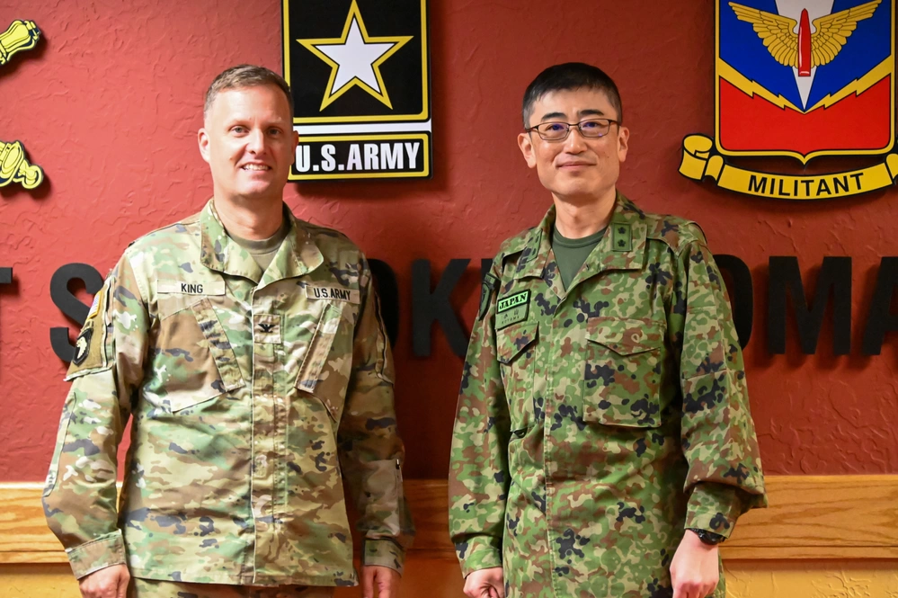 DVIDS - Images - 34th commandant of the GSDF Air Defense School Maj ...