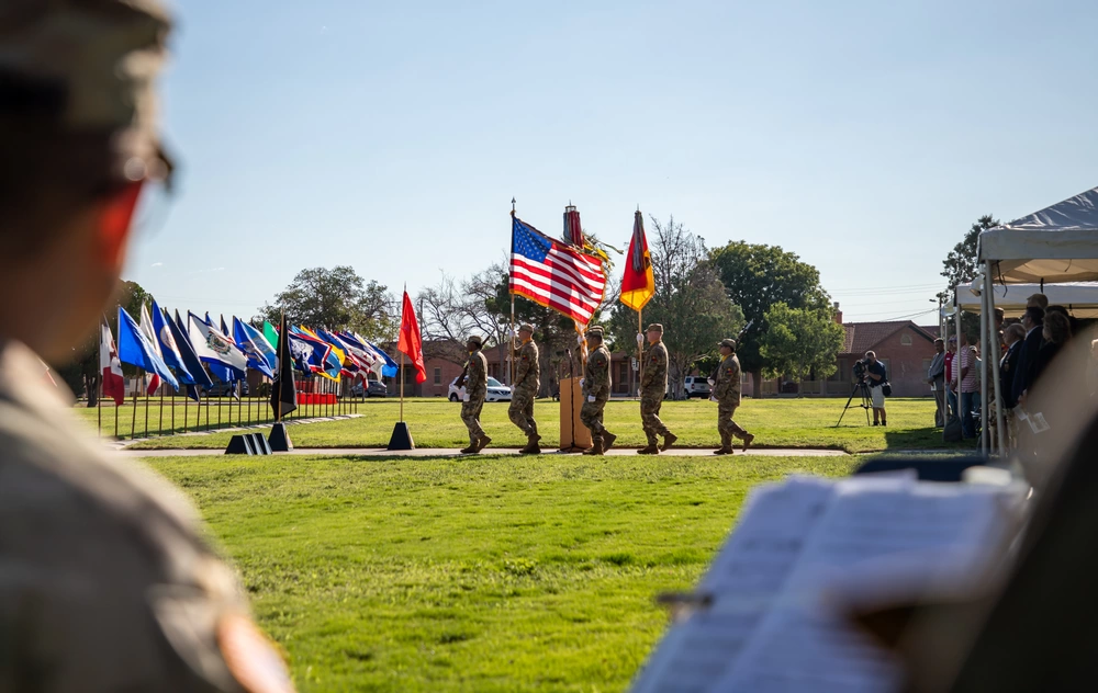 DVIDS - Images - U.S. Army Color Guard prepare to Post Colors [Image 3 ...