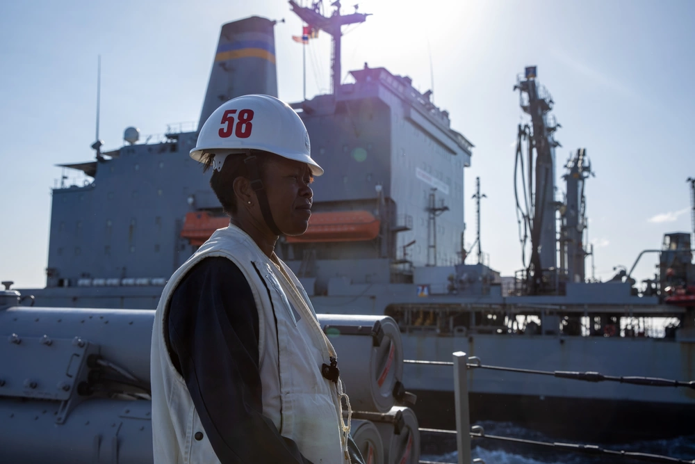 DVIDS - Images - USS Laboon Conducts Replenishment-at-Sea with USNS ...