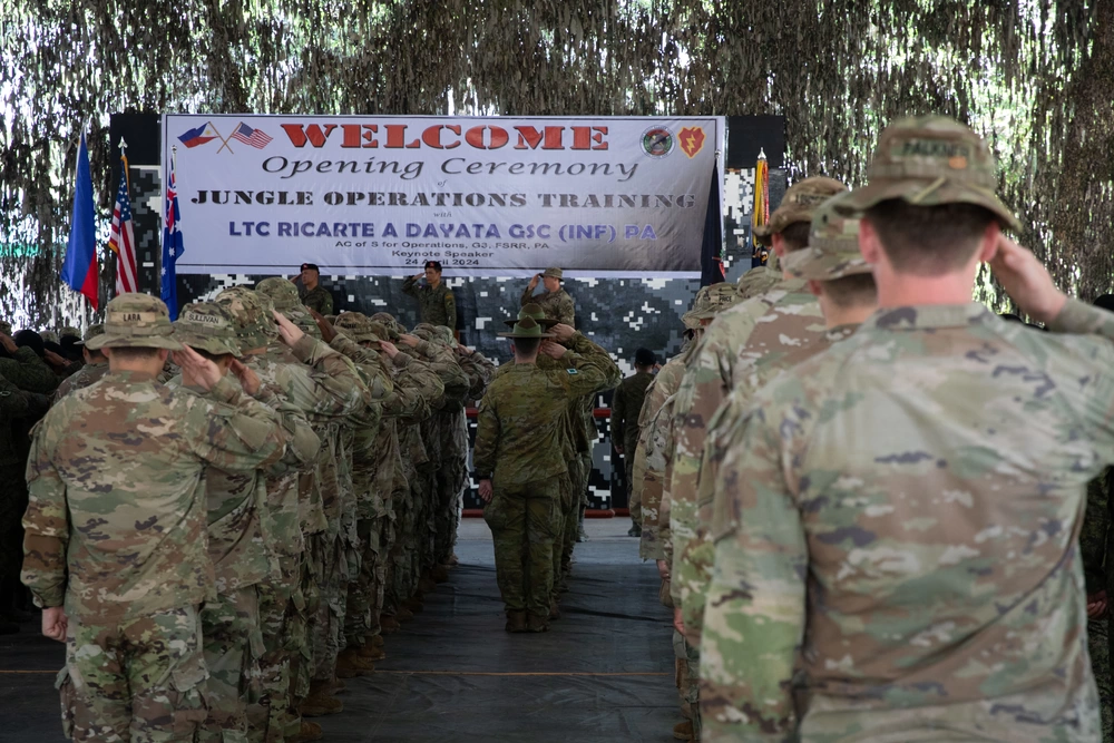 DVIDS - Images - First Scout Ranger Regiment Jungle Operator Training Opening Ceremony [Image 4 ...