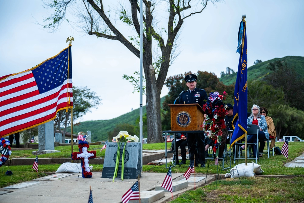 DVIDS - Images - Schiess gives Memorial Day speech at Lompoc Cemetery ...