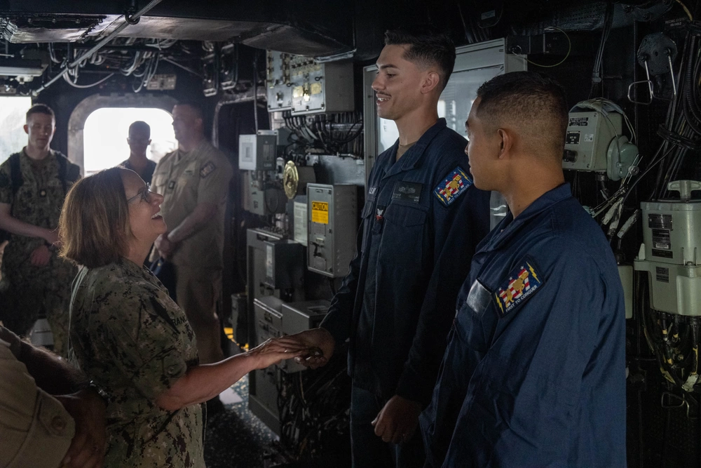 DVIDS - Images - CNO and MCPON Welcome Dwight D. Eisenhower Carrier ...