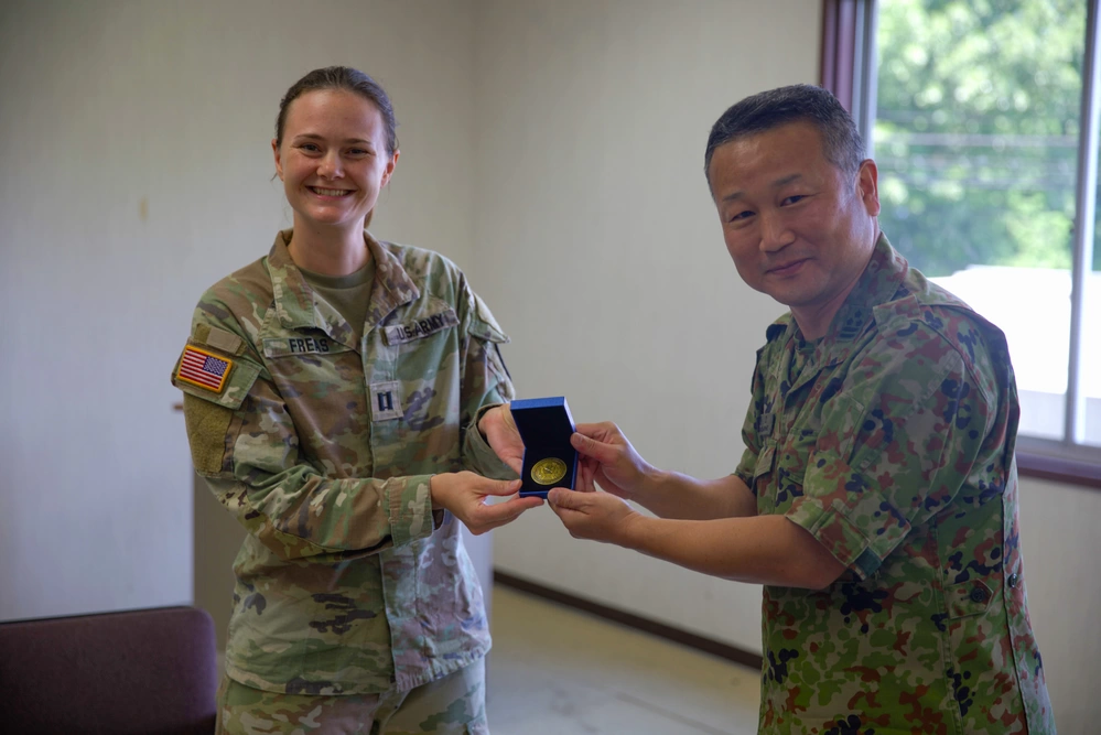 DVIDS - Images - Orient Shield 24 JGSDF MP Gift Exchange [Image 1 of 2]