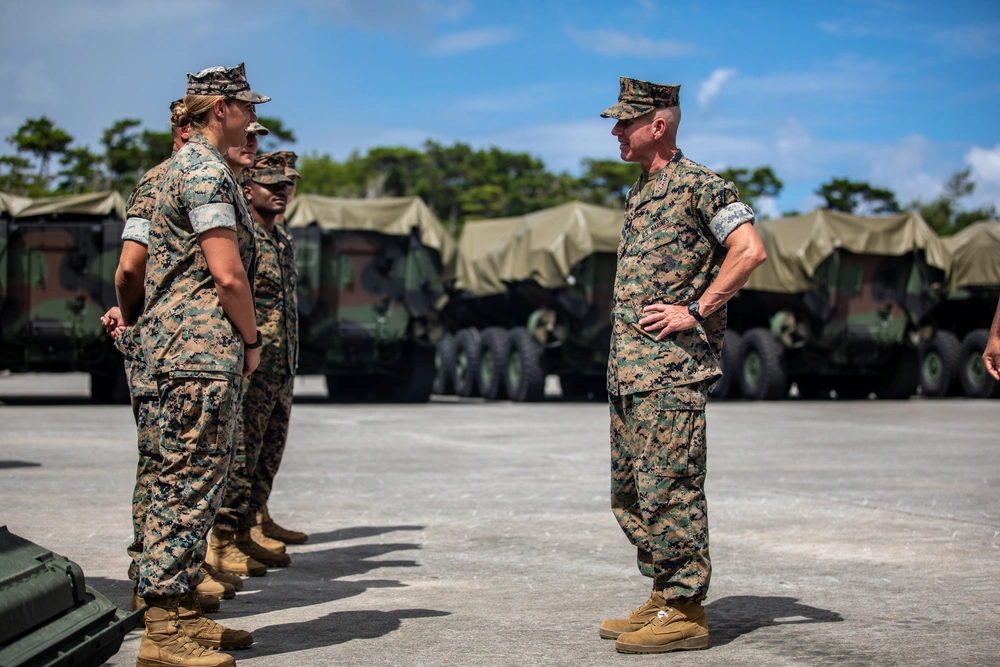 DVIDS - Images - 39th CMC and 20th SMMC visit the Marines and Sailors of Camp Schwab [Image 1 of 5]