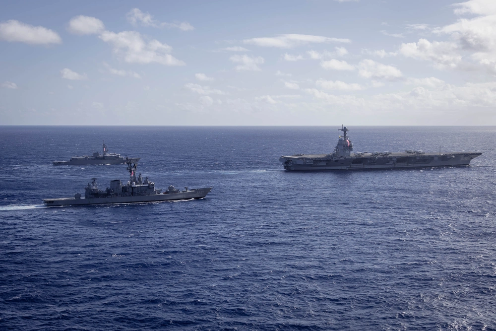 DVIDS - Images - USS Gerald R. Ford and JMSDF Conduct Sailing Exercise ...