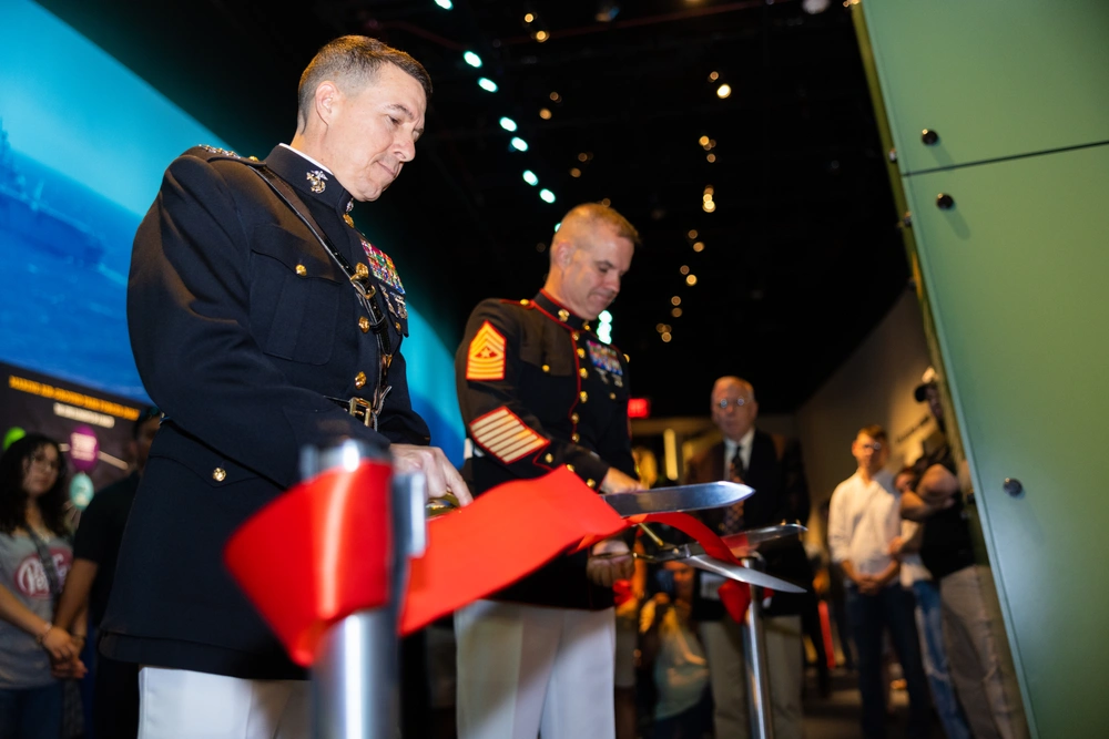 DVIDS - Images - National Museum of the Marine Corps New Exhibit Ribbon ...
