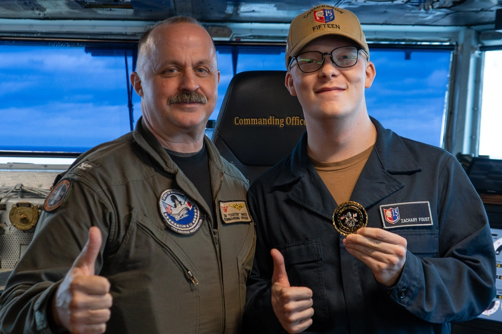 George Washington awards Warfighter of the Day: ITSN Zachary Foust ...