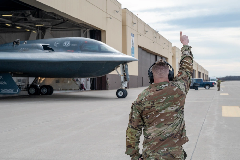 DVIDS - Images - B-2 stealth bombers land precision strike against ...