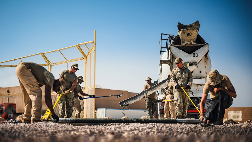 DVIDS - Images - 379th ECES "Dirt Boyz" revitalize the installation ...