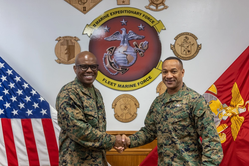 DVIDS - Images - Brig. General Douglas C. Sanders Visits II MEF ...