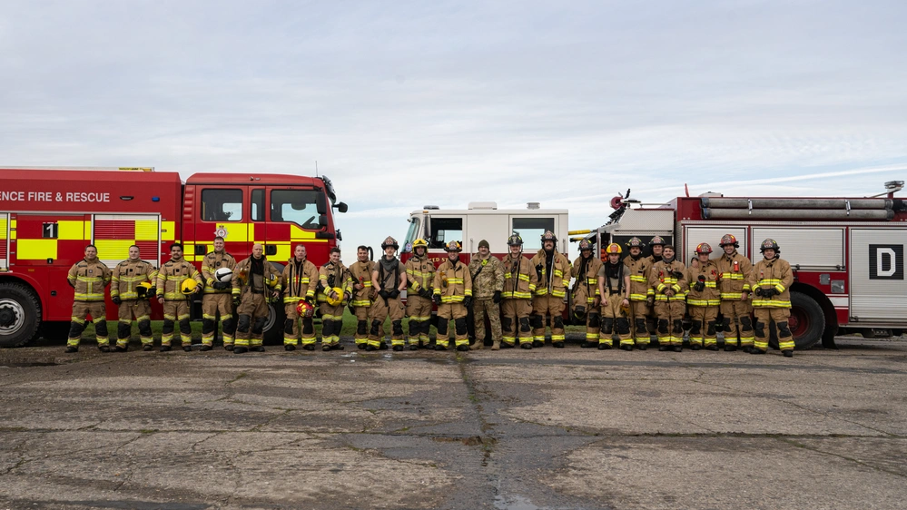 DVIDS - Images - 100th CES and RAF Marham firefighters conduct training ...