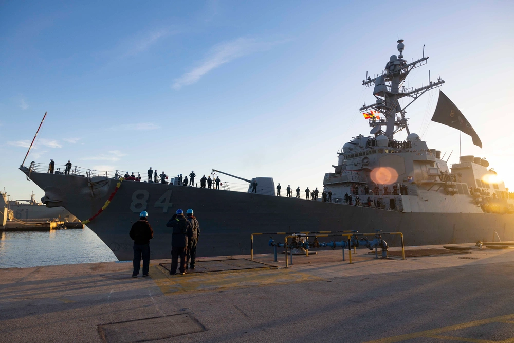 DVIDS - Images - USS Bulkeley arrives in Rota, Spain from deplyoment ...