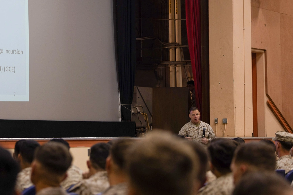 DVIDS - Images - TTECG hosts Service Level Training Exercise 1-25 welcome aboard brief [Image 1 ...