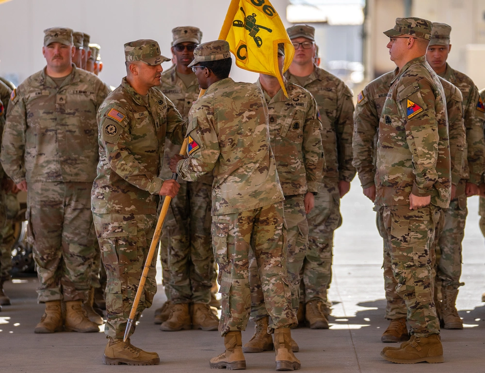 DVIDS - Images - 1st Battalion, 36th Infantry Regiment Change of ...