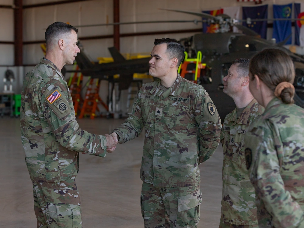 DVIDS - Images - Army North Commander visit Task Force Sentinel ...