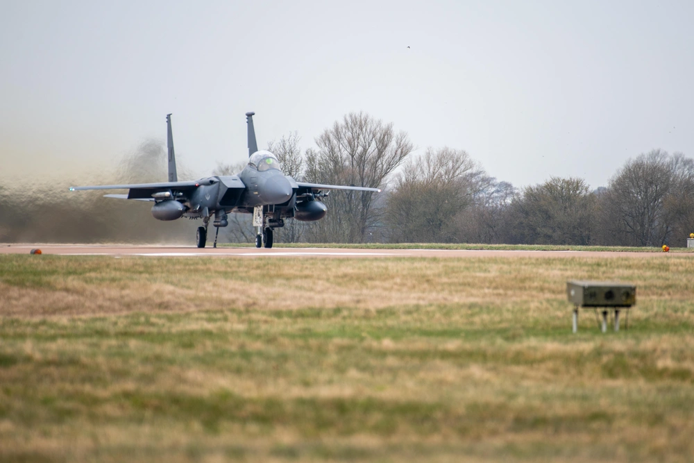 DVIDS - Images - Mobile Aircraft Arresting System installed at RAF Fairford for Ramstein Flag ...