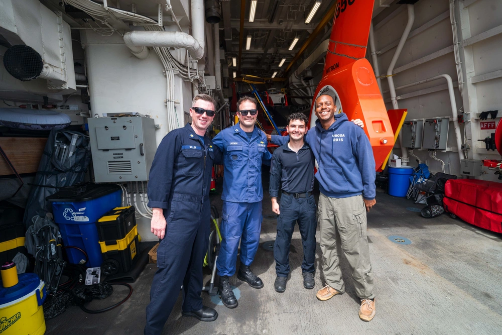 DVIDS - Images - U.S. Coast Guard Cutter Kimball conducts at-sea ...