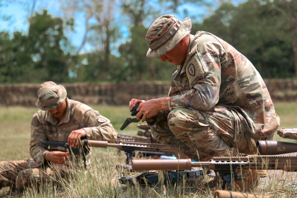DVIDS - Images - 1-21 Gimlets Scout Platoon Conducts Joint Sniper Range ...