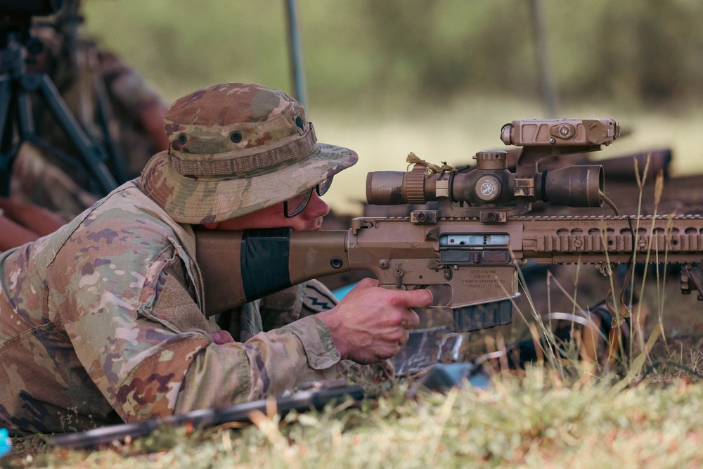 DVIDS - Images - 1-21 Gimlets Scout Platoon Conducts Joint Sniper Range ...