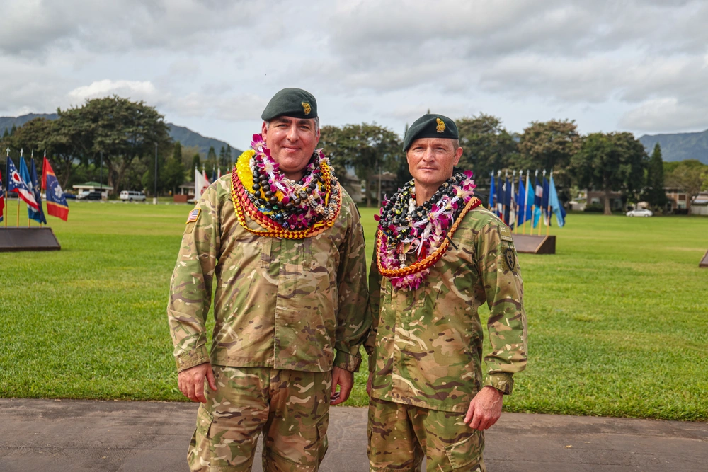 DVIDS - Images - Flying V Ceremony for New Zealand Army Col. Aidan ...