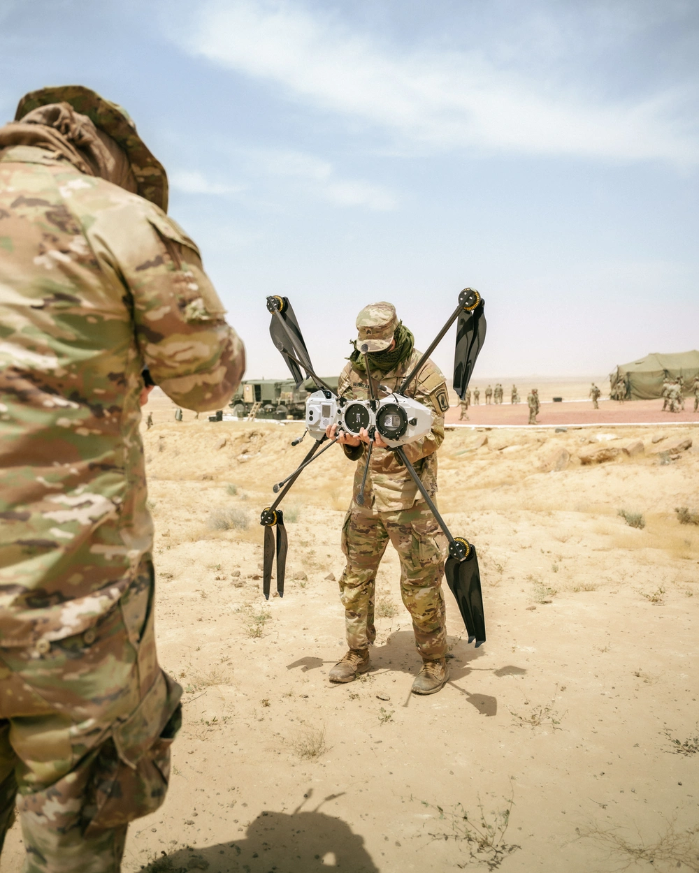 DVIDS - Images - Paratroopers operate drone at African Lion 2025 in ...