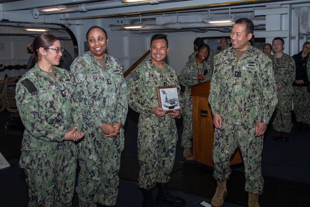 DVIDS - Images - Abraham Lincoln hosts Chief of Supply Corps, Rear Adm ...