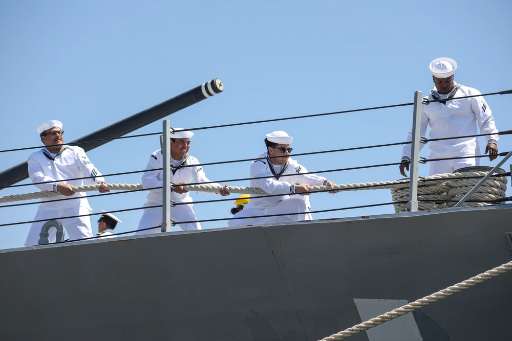 DVIDS - Images - USS Carl M. Levin arrives in Los Angeles for LA Fleet ...