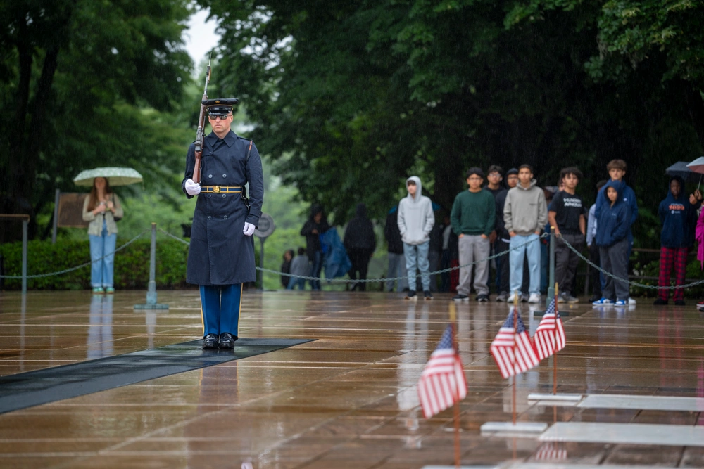 DVIDS - Images - The Old Guard's 77th Year of “Flags In” at Arlington ...