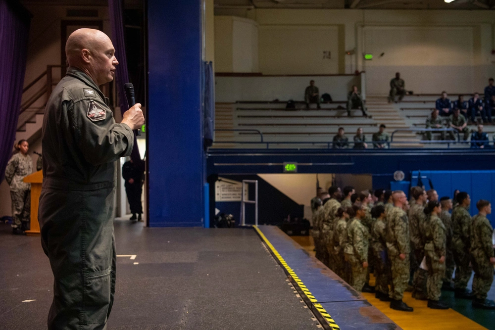 DVIDS - Images - USS Ronald Reagan (CVN 76) frocks newly appointed ...